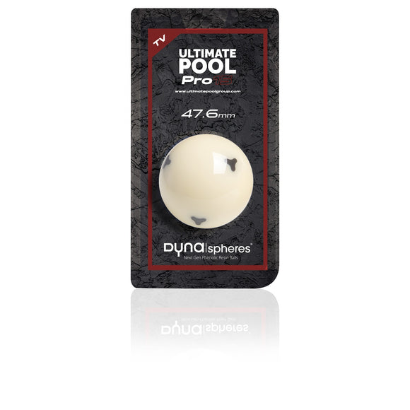 White Cue Ball 47.6mm (1 7/8") – Ultimate Pool Pro 15 Dynaspheres ...